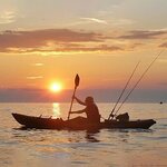 Kayaks Fish On! (Saint Petersburg, Krestovsky Island), kiralama noktası  Saint‑Petersburg'dan