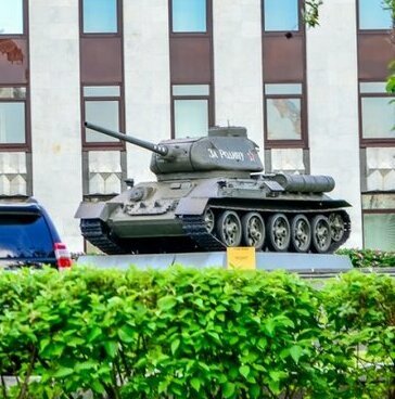 Teknoloji anıtı Танк Т-34-85, Moskova, foto