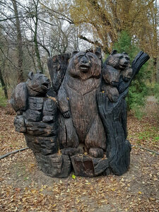 Ведмеди (Rostov Region, Bataysk, park imeni Lenina), park, sokak heykeli  Bataysk'tan
