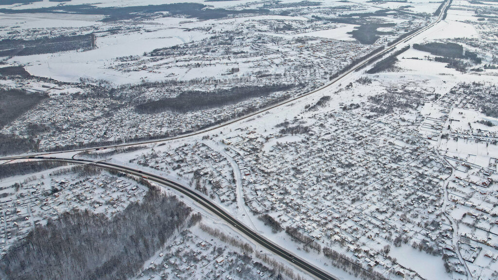 Unutulmaz olayların yeri Горьковский поворот, Çuvaşya, foto