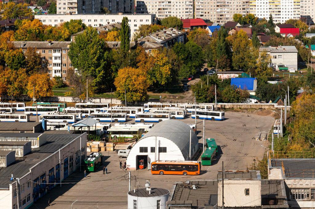 Troleybüs otoparkı Trolleybus depot No. 2, Ufa, foto