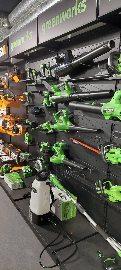Bahçe ekipmanları ve teknolojileri Greenworks Ecotools, Moskova, foto