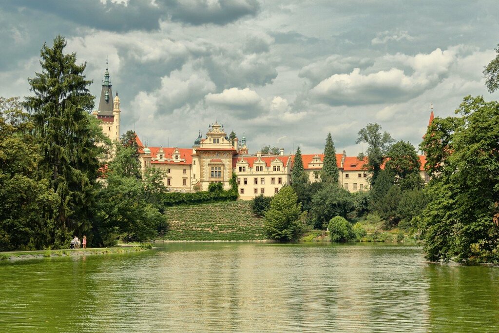 Turistik yerler Zámek Průhonice, Orta Bohemya Bölgesi, foto