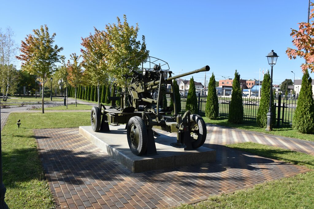 Teknoloji anıtı 37 мм Автоматическая зенитная пушка АЗП-39, 61-К, Krasnodar, foto