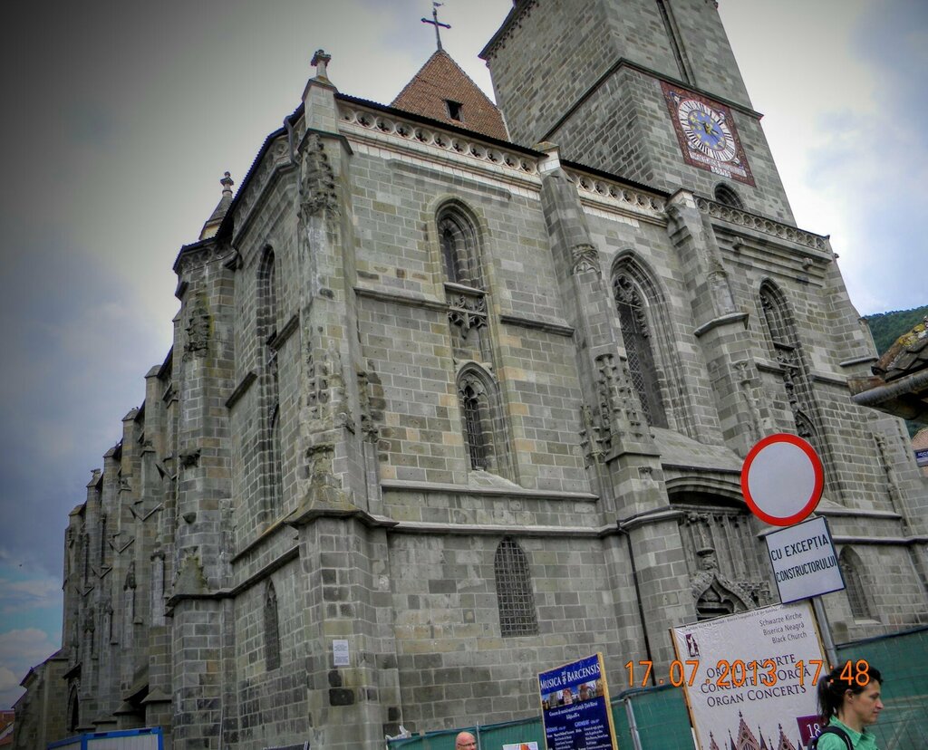 Protestan kilisesi Biserica Neagră, Brashov, foto
