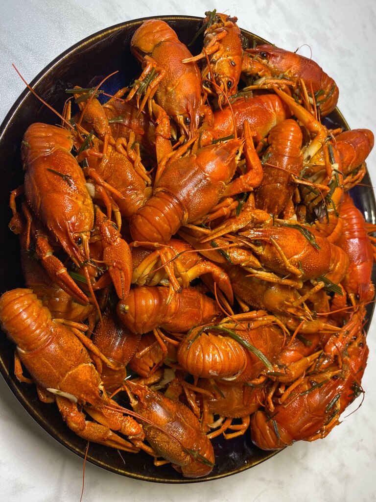 Balık ve deniz ürünleri Raktaown, Krasnodar, foto