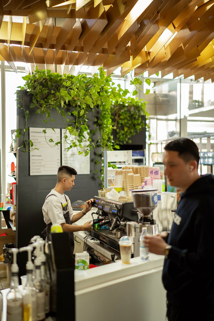 Kahve dükkanları Big Apple, Almatı, foto