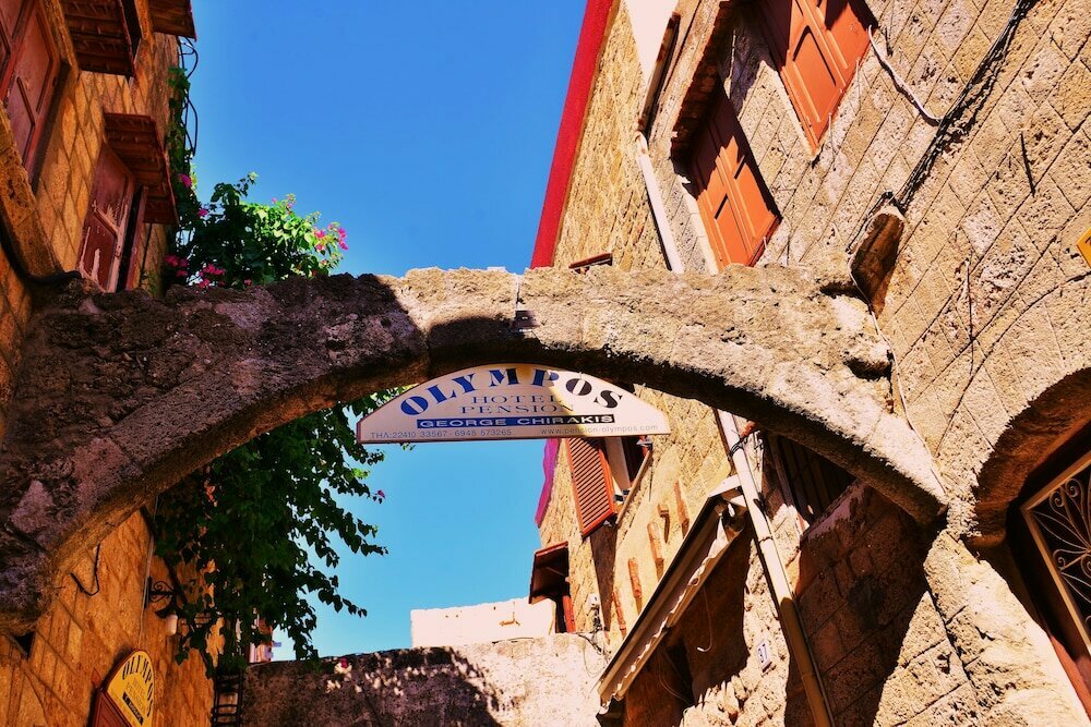 Otel Olympos Pension, Rodos, foto