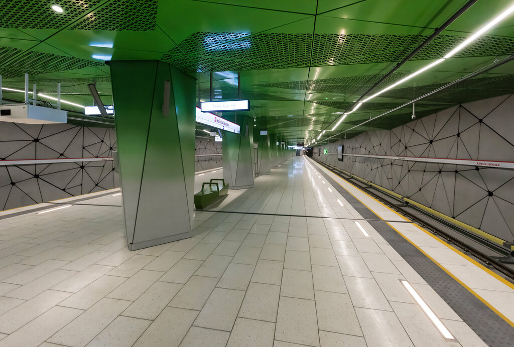 Metro istasyonu metro Księcia Janusza, Varşova, foto