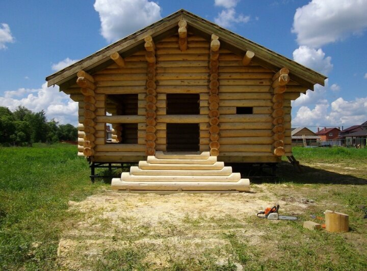 Hamam ve sauna inşaatı Экострой, Shlisselburg, foto