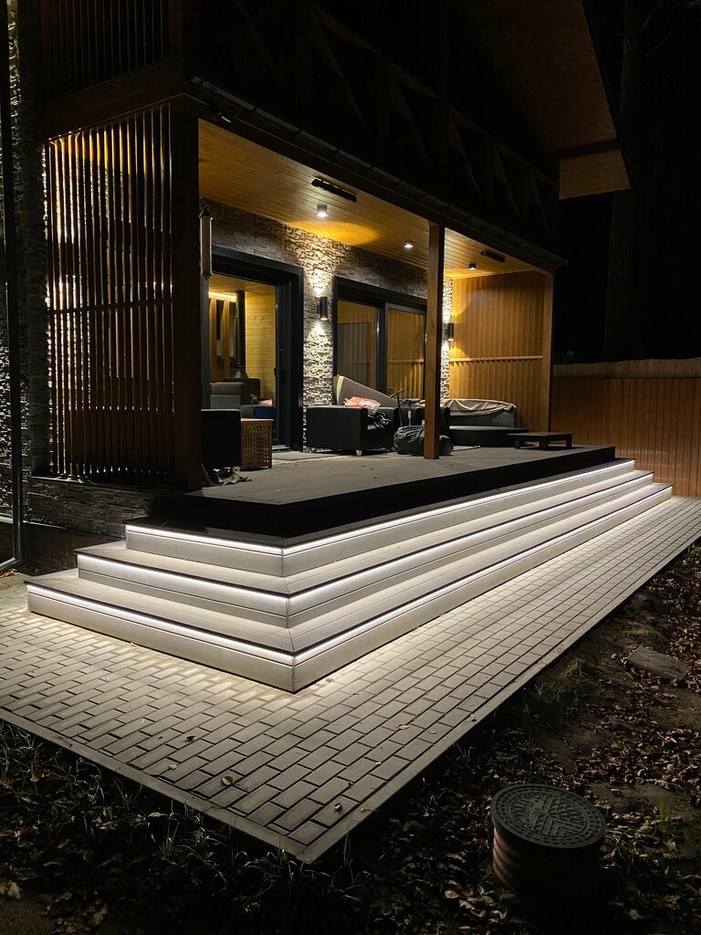 LED sistemleri TimberLight, Moskova, foto