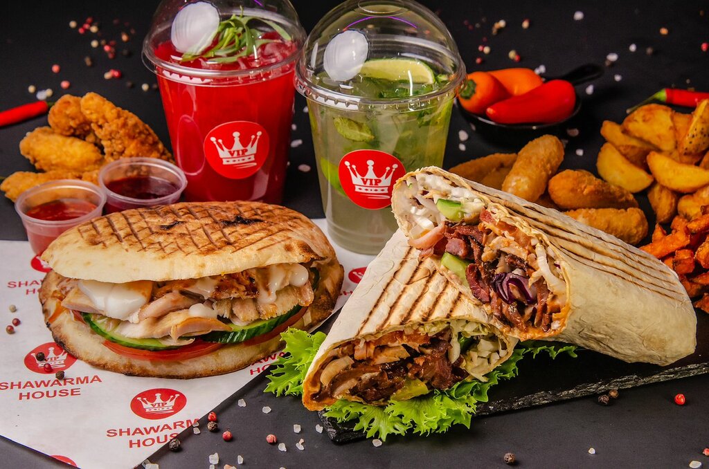 Fast food Shawarma House, Moskova, foto