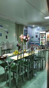 Cafe U druzey (Kabardino-Balkarian Republic, Elbrusskiy District, Tyrnyauz, A-158, uchastok Baksan - Elbrus, 57-y kilometr), kafe  Tyrnauz'dan
