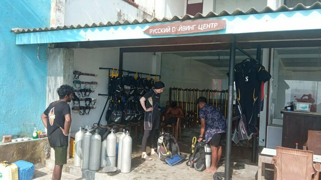 Dalış kulüpleri ve eğitim merkezleri Русский дайвинг центр, Hikkaduwa, foto