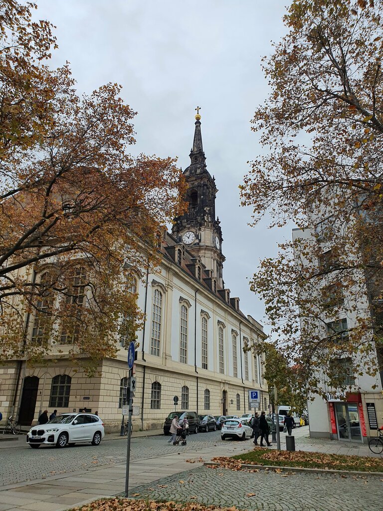 Protestan kilisesi Dreikönigskirche, Dresden, foto