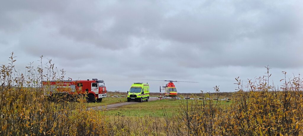 Helikopter pisti вертолетная площадка Красный Балтиец, Moskova ve Moskovskaya oblastı, foto