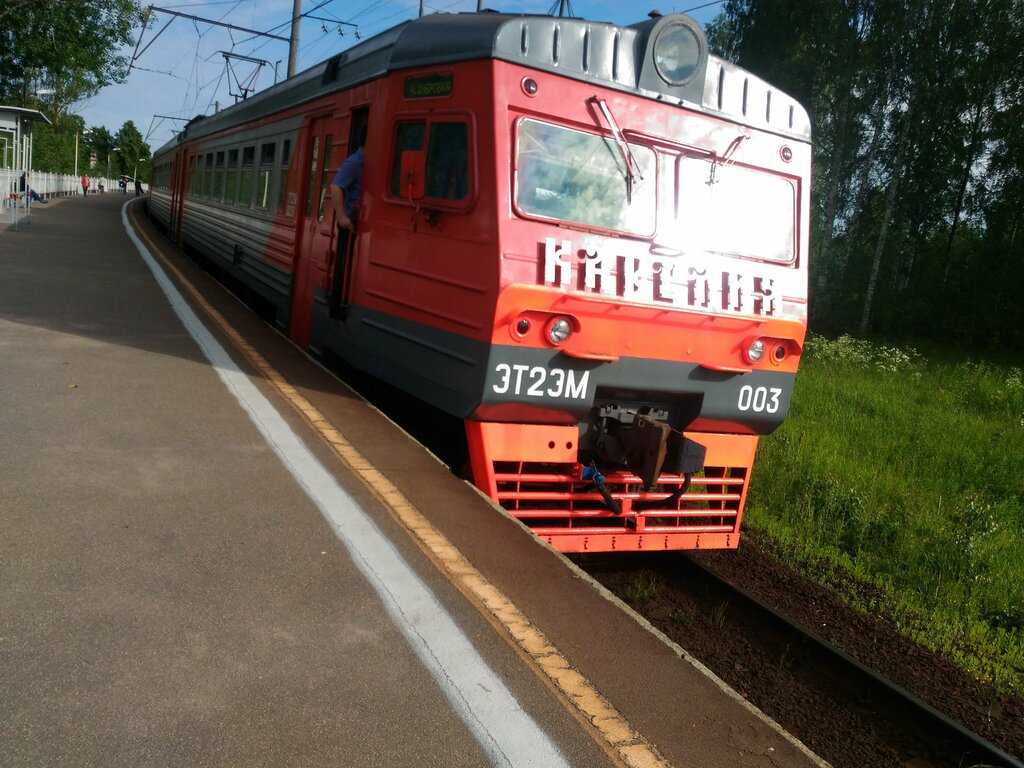 Tren istasyonu Платформа 21 км, Saint‑Petersburg ve Leningradskaya oblastı, foto