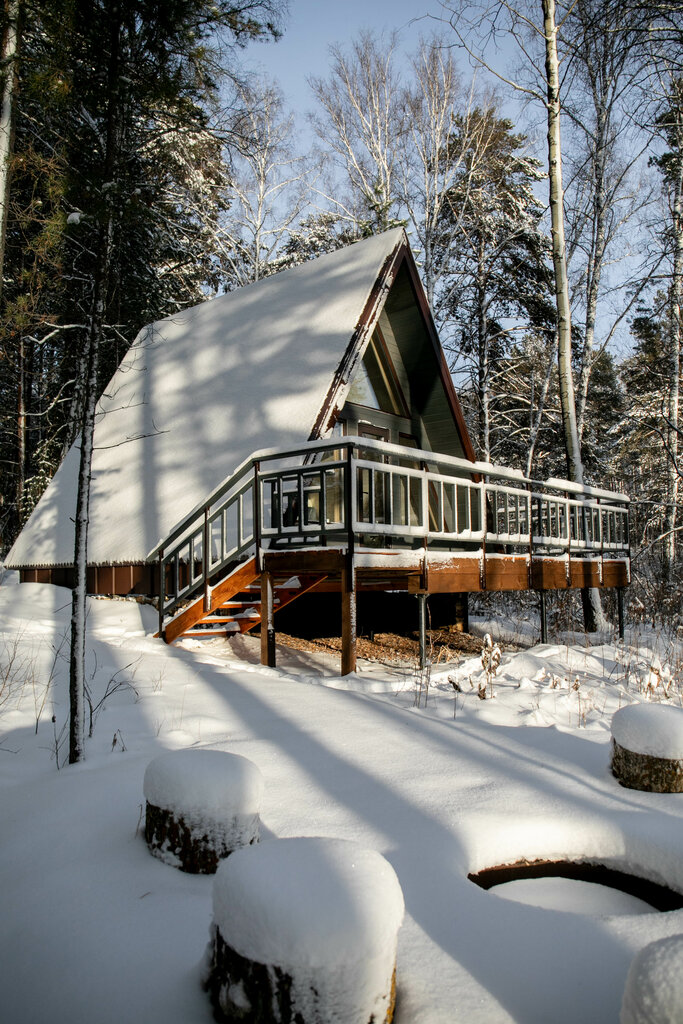 Resort oteller, tesisler Kaltai park, Tomskaya oblastı, foto