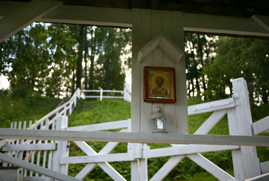 Pınar, çay Источник святителя Николая Чудотворца, Vologodskaya oblastı, foto