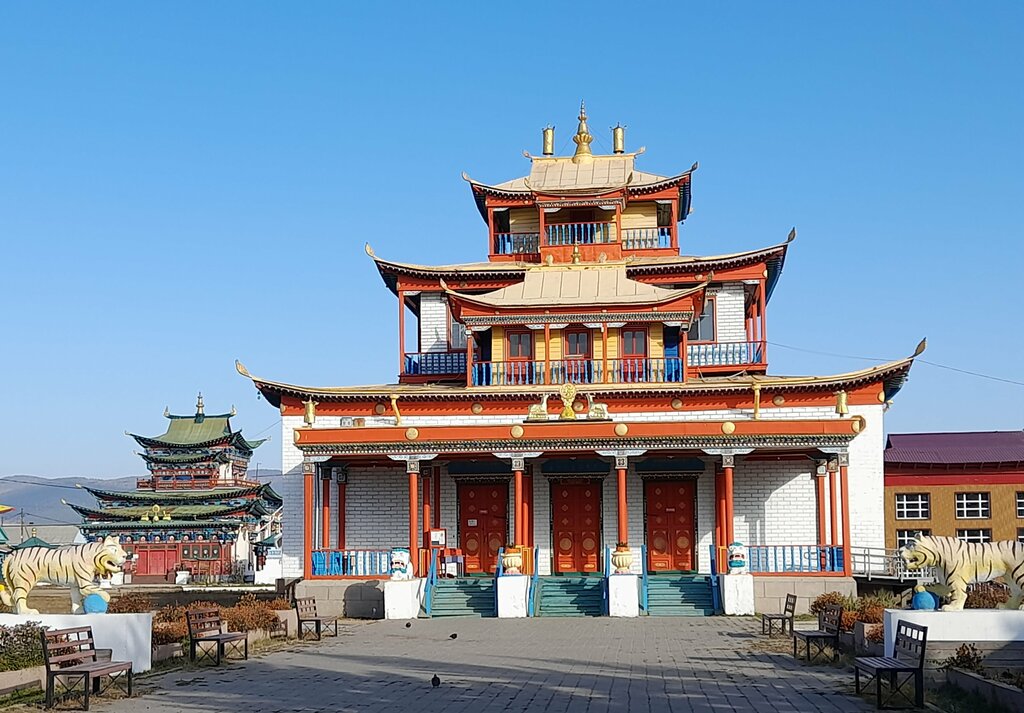 Pagoda Ivolginsky Datsan, Buriatya, foto