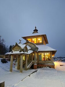 Chaynaya na Vysokom (Kaluga Region, selo Sovkhoz Borovskiy, Rabochaya ulitsa), kafe  Kalujskaya oblastından