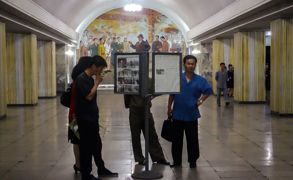 Müzeler ve sanat galerileri Historical and Revolutionary Museum of the Pyongyang Metro, Pyongyang, foto