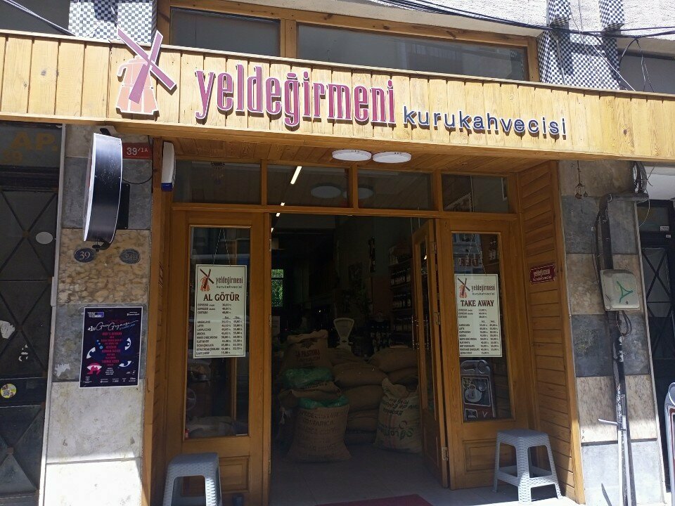Kahve dükkanları Yeldeğirmeni Kurukahvecisi, İstanbul, foto
