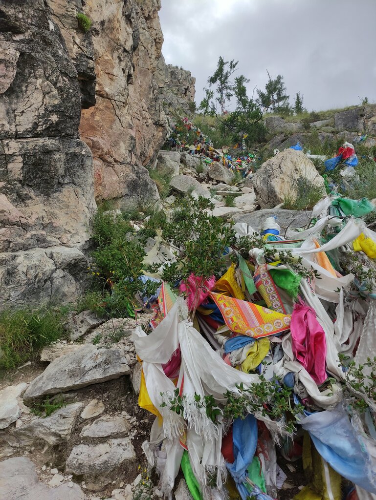 Dağ zirvesi Гора Уттуг-Хая, Tuva, foto