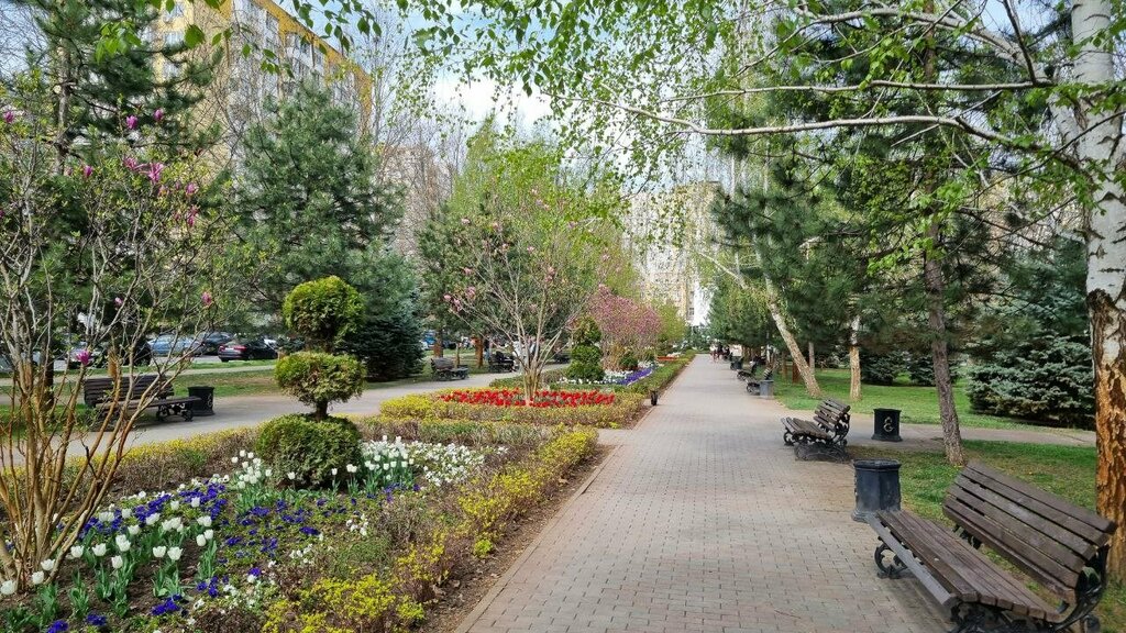 Kültür ve eğlence parkları Платановый бульвар, Krasnodar, foto