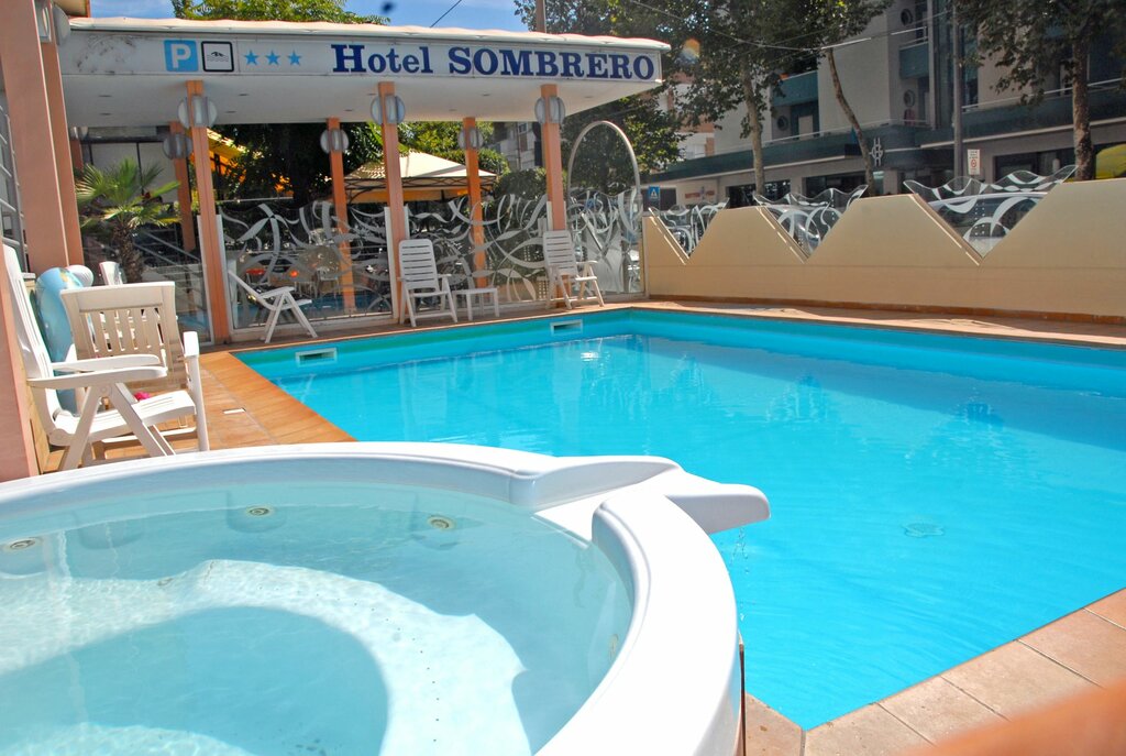 Otel Hotel Sombrero, Rimini, foto