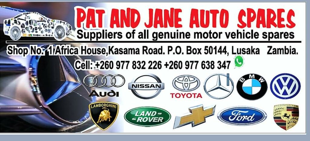 Otomobil yedek parçaları Pat and Jane Auto spares, Lusaka, foto