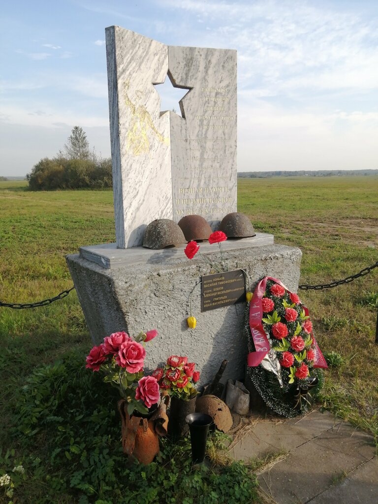 Anıt, heykel Воинам 251 стрелковой дивизии, Vitebskaya oblastı, foto