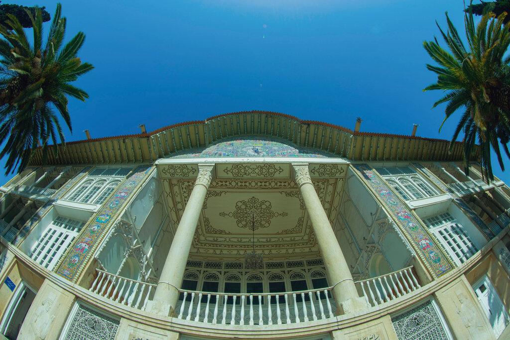 Turistik yerler İrem Bağı Konağı, Shiraz, foto