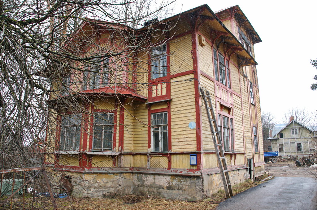 Turistik yerler Жилой дом колонии Общества христиан трезвенников, нач. XX в., Saint‑Petersburg ve Leningradskaya oblastı, foto