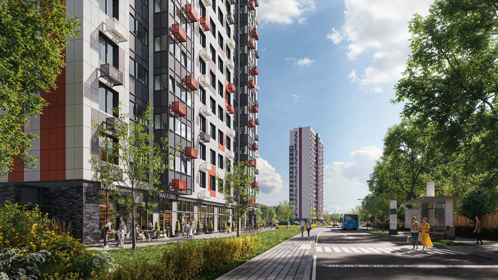 Konut blokları Химки Тайм, Himki, foto