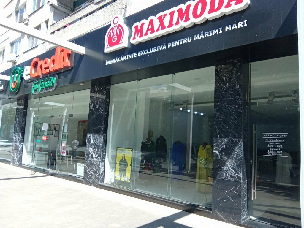 Giyim mağazası Maximoda Group, Kişinev, foto