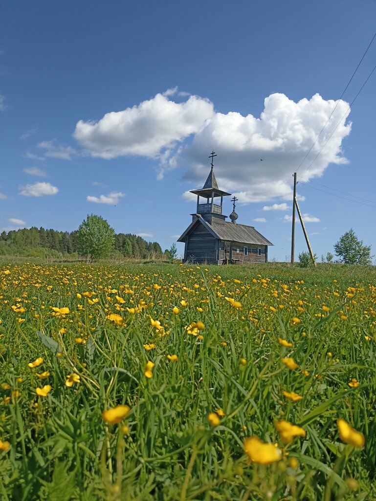 Ortodoks kiliseleri Часовня Пахомия Кенского, Arhangelskaya oblastı, foto
