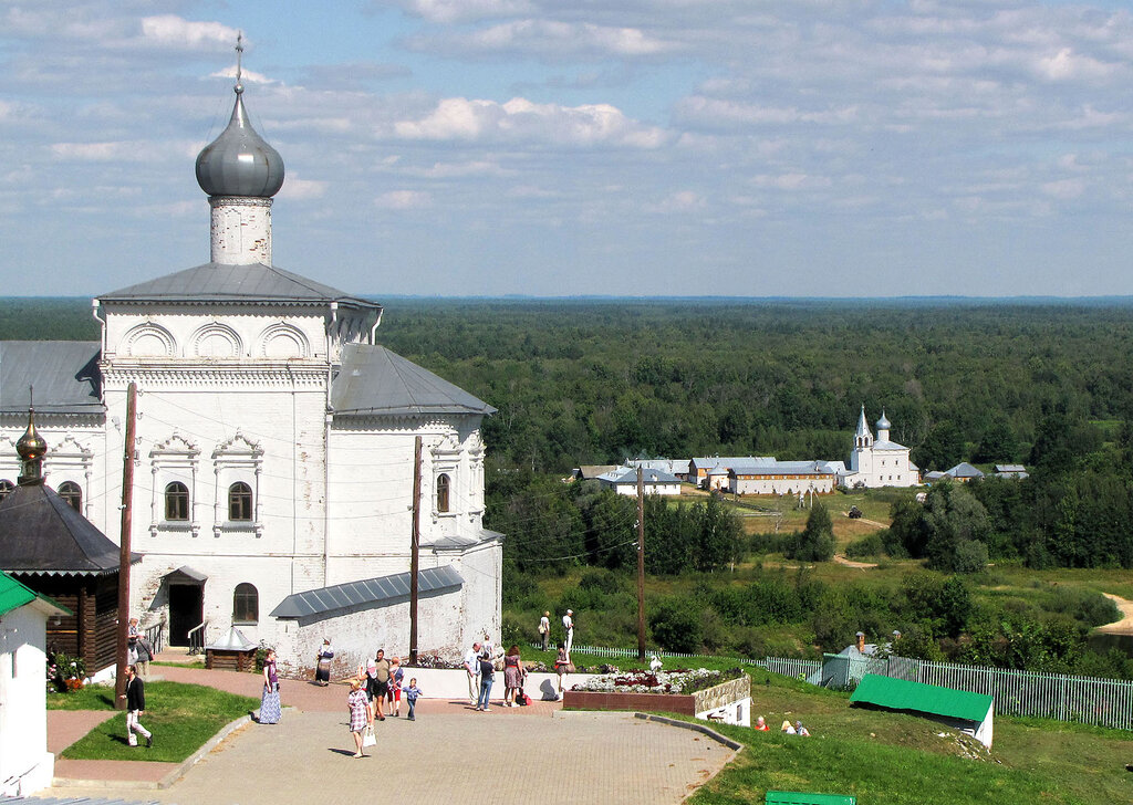 Ortodoks kiliseleri Tserkov Ioanna Lestvichnika v Nikolskom Gorokhovetskom monastyre, Gorohovets, foto