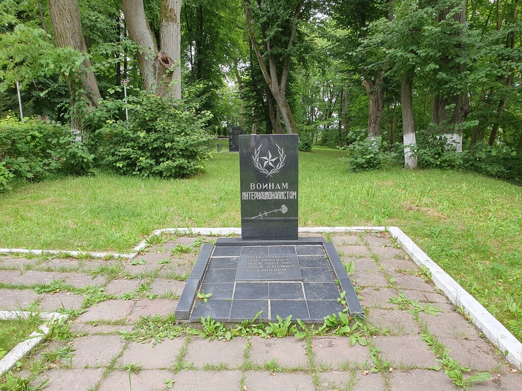 Anıt, heykel Воинам-интернационалистам, Neman, foto