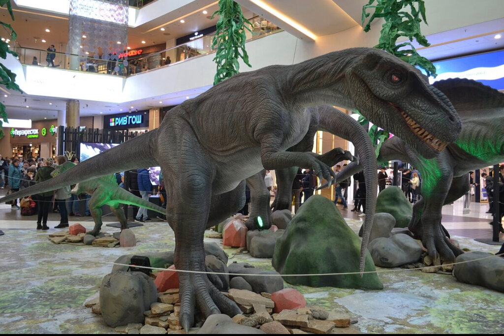 Oyun alanı Dinopark Rex, Samara, foto