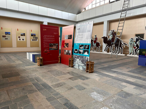 Müzeler ve sanat galerileri Semerkand Efrasiyab Tarihi Müzesi, Semerkant, foto