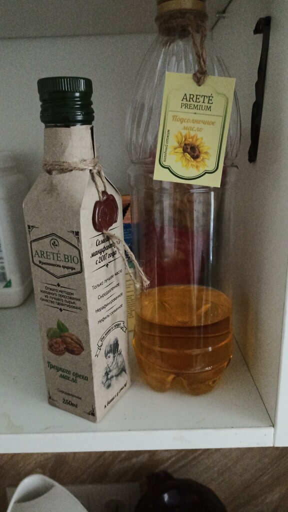 Toptan gıda mağazaları Пищевые масла холодного отжима - Арете. Био, Moskova, foto