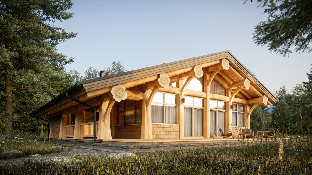 Yazlık ev inşaatı Prokedr, Moskova ve Moskovskaya oblastı, foto