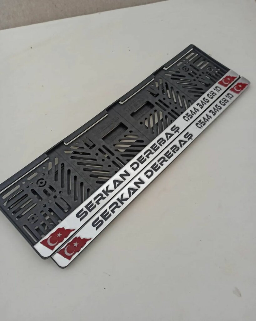Otomobil yedek parçaları Pleksi Plakalık Takmatik İsme Özel Plakalık Tasarımı İmalatı, Konya, foto