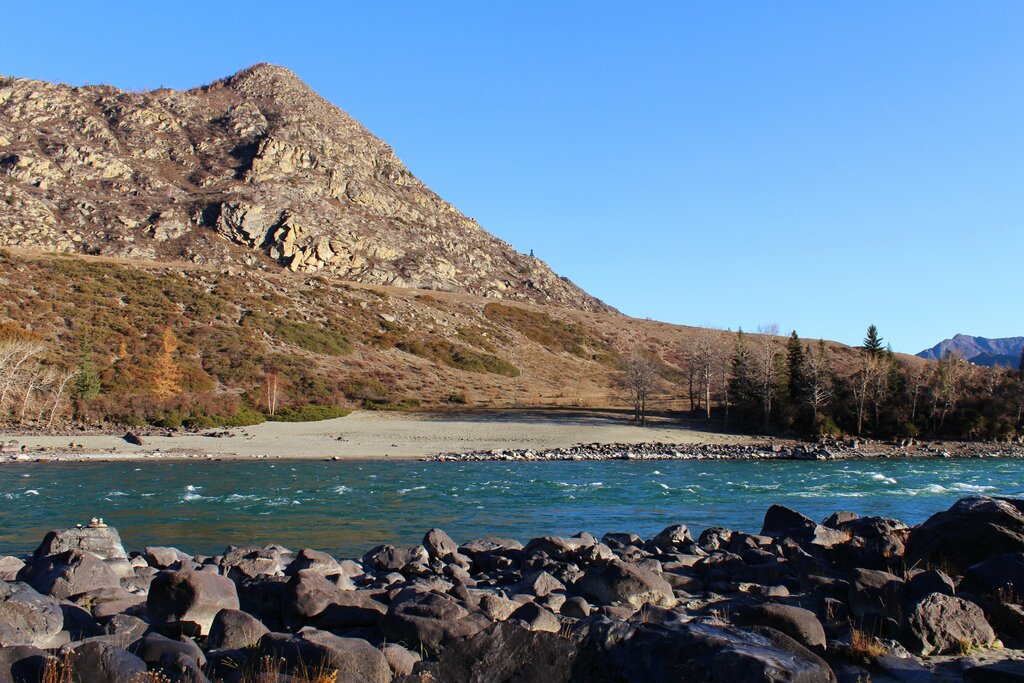 Turistik yerler Archaeological Complex Kur-Kechu, Altay Cumhuriyeti, foto