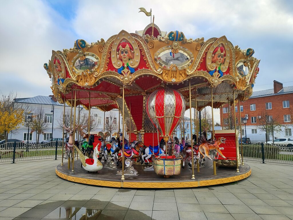 Kültür ve eğlence parkları Zhitnaya ploshchad, Kolomna, foto