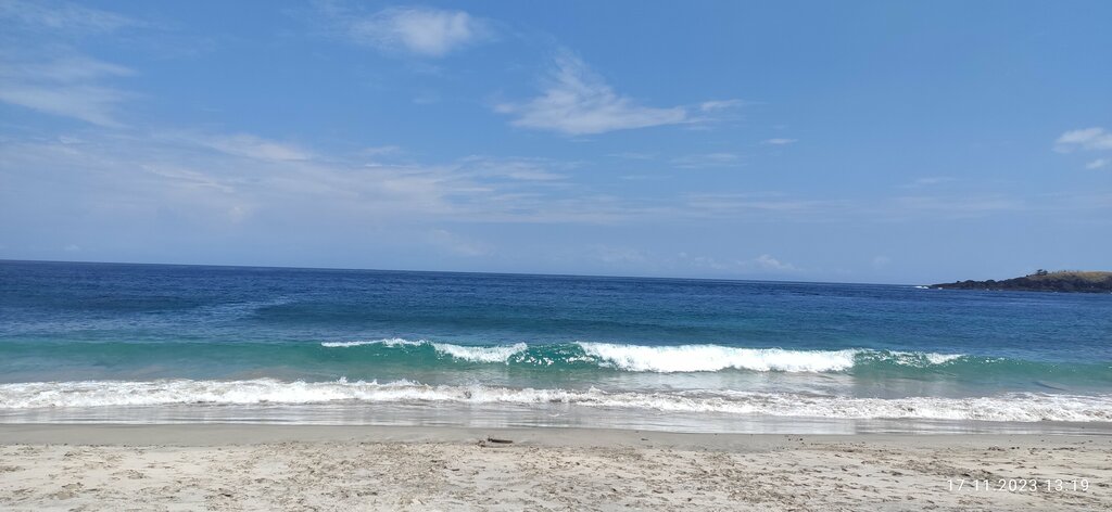 Plaj Candidasa, Bali, foto