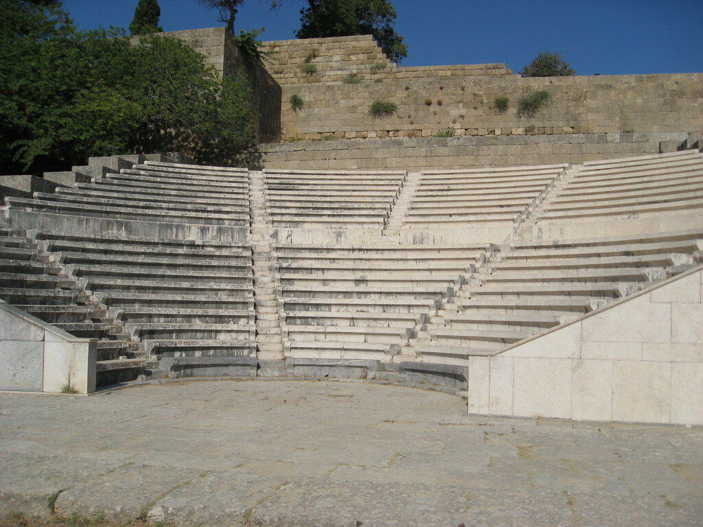 Turistik yerler Акрополь города Родос, Rodos, foto