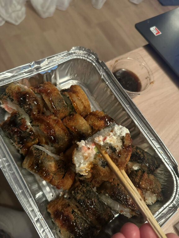 Suşi restoranı Gunkan, Minsk, foto