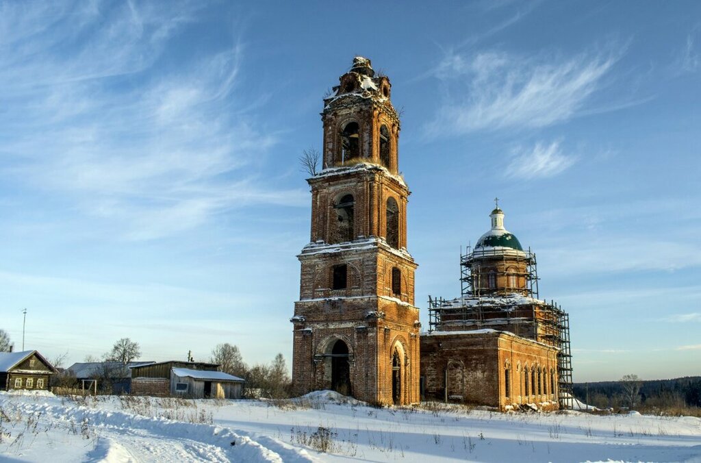 Ortodoks kiliseleri Церковь Спаса Преображения, Kirovskaya oblastı, foto